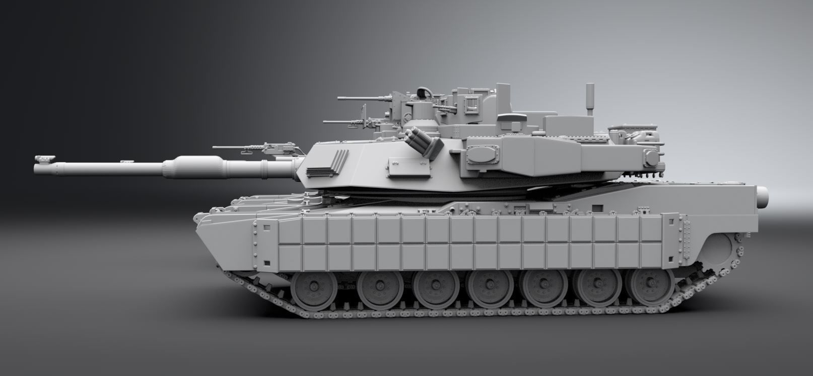 Abrams Tusk and Trophy Scale model 3D model 3D printable | CGTrader