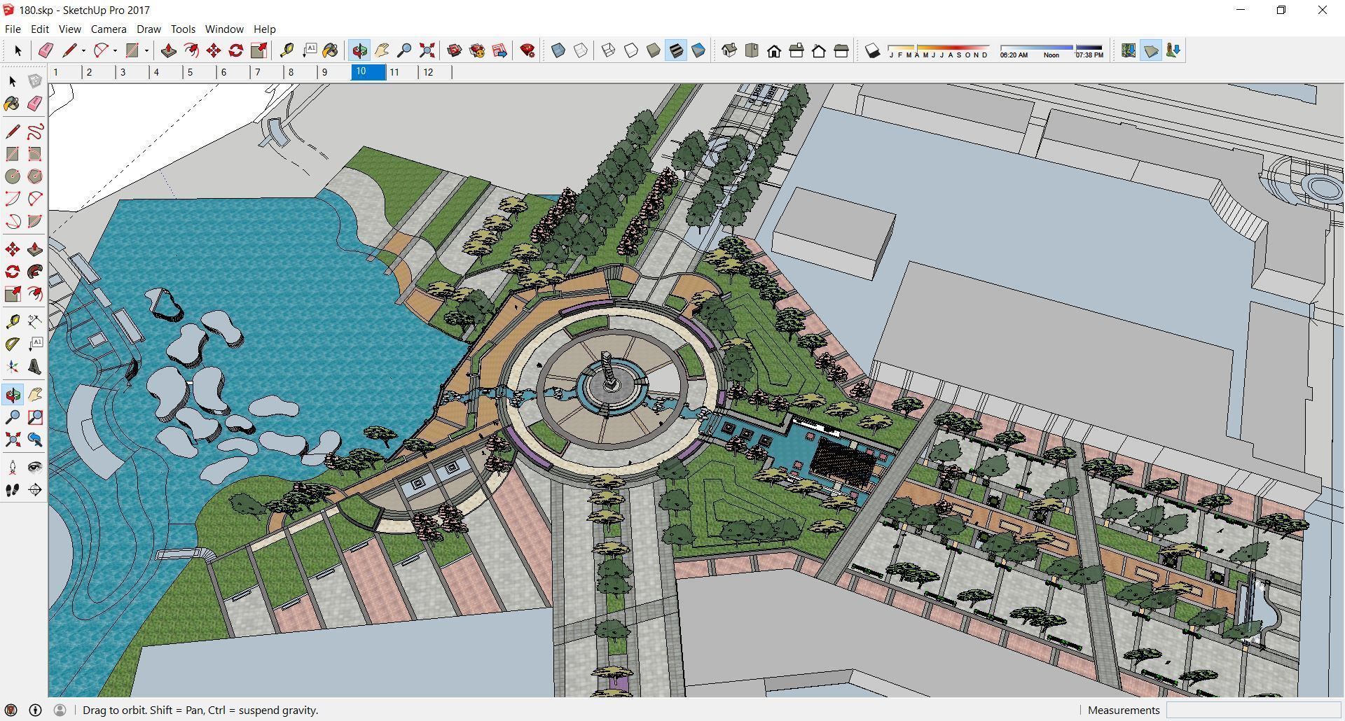 Sketchup Landscape Park 180 3D model | CGTrader