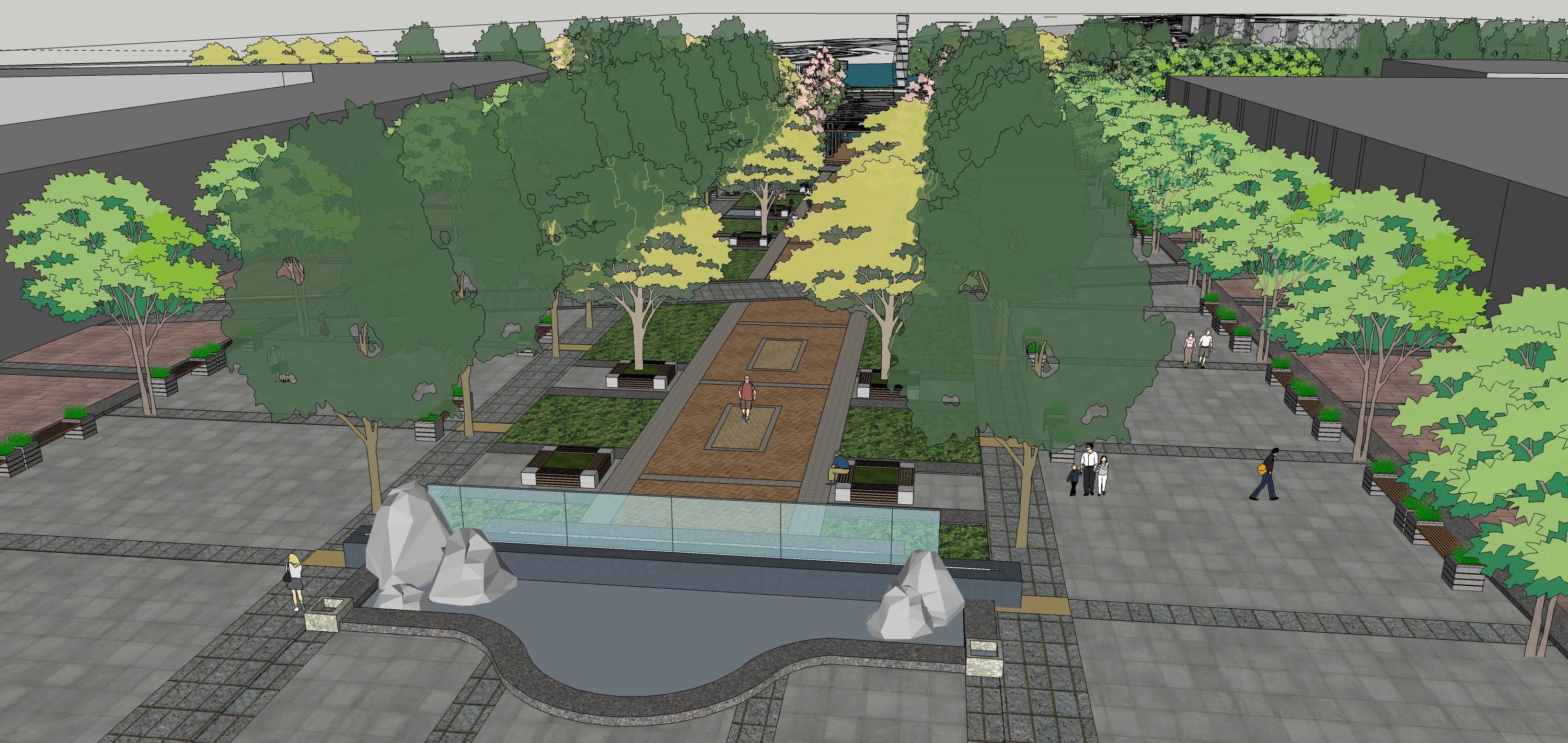 Sketchup Landscape Park 180 3D model | CGTrader