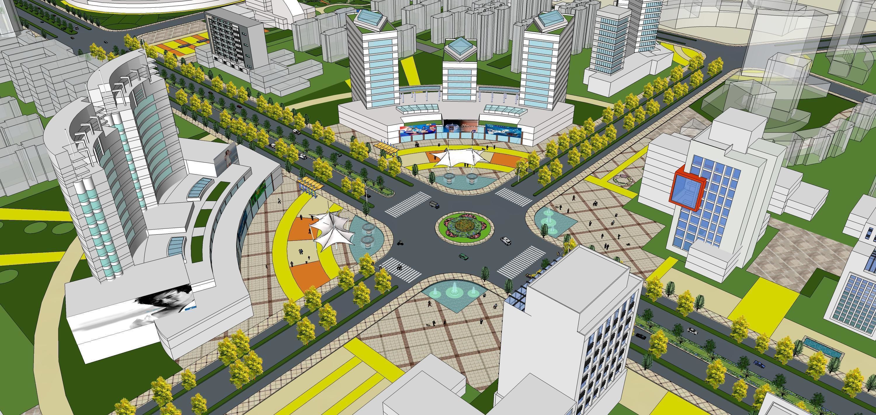 Sketchup Landscape Park 191 3D model | CGTrader