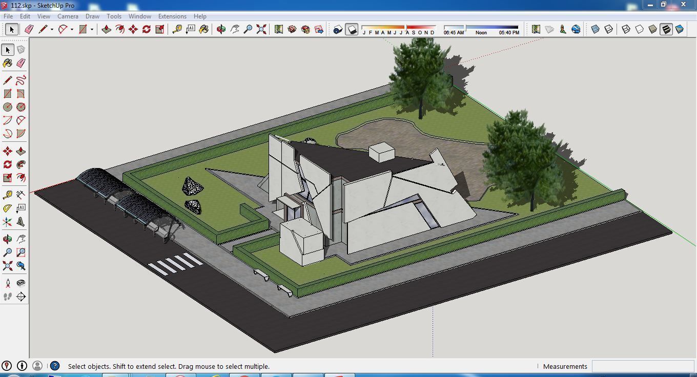 Sketchup Museum 112 free 3D model | CGTrader