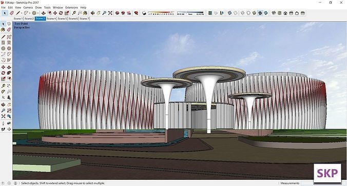 Sketchup Museum 134 3D model | CGTrader