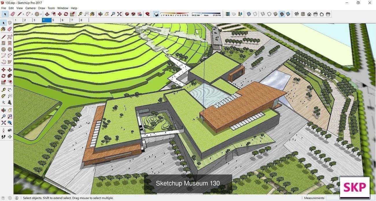 Collection 28 Sketchup Museum and cultural models | CGTrader
