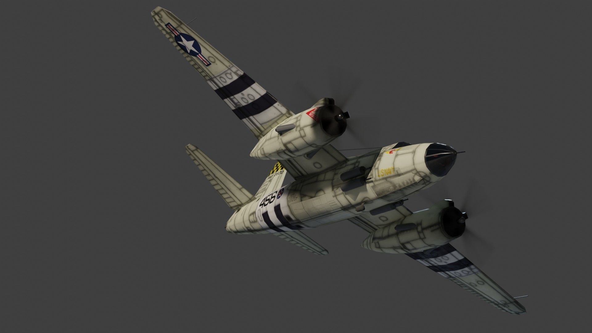 3D model Martin B-26 Marauder WW2 bomber VR / AR / low-poly | CGTrader
