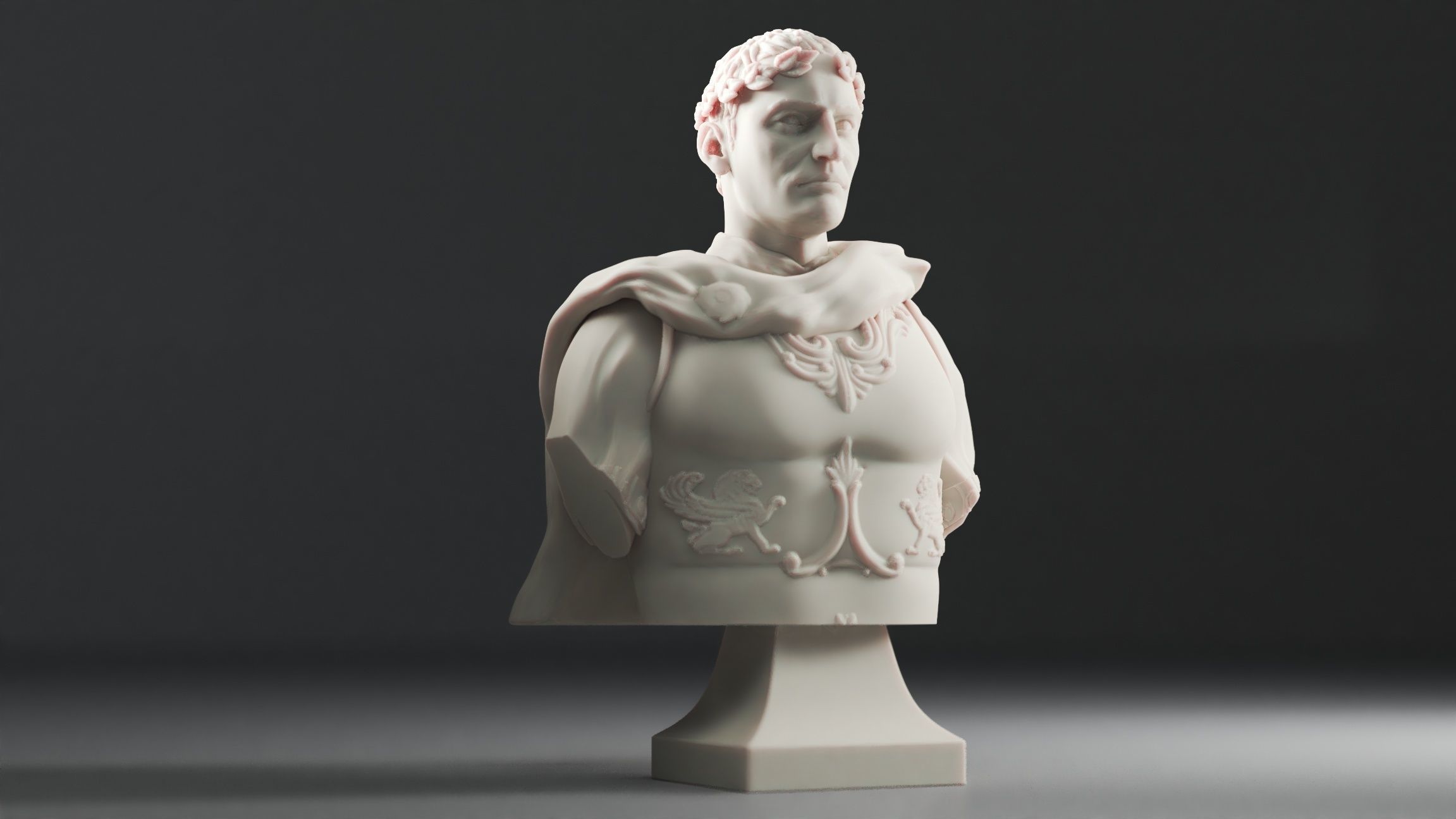 Julius Caesar bust 3D model 3D printable | CGTrader