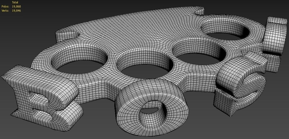 Knuckle Duster 3D model | CGTrader