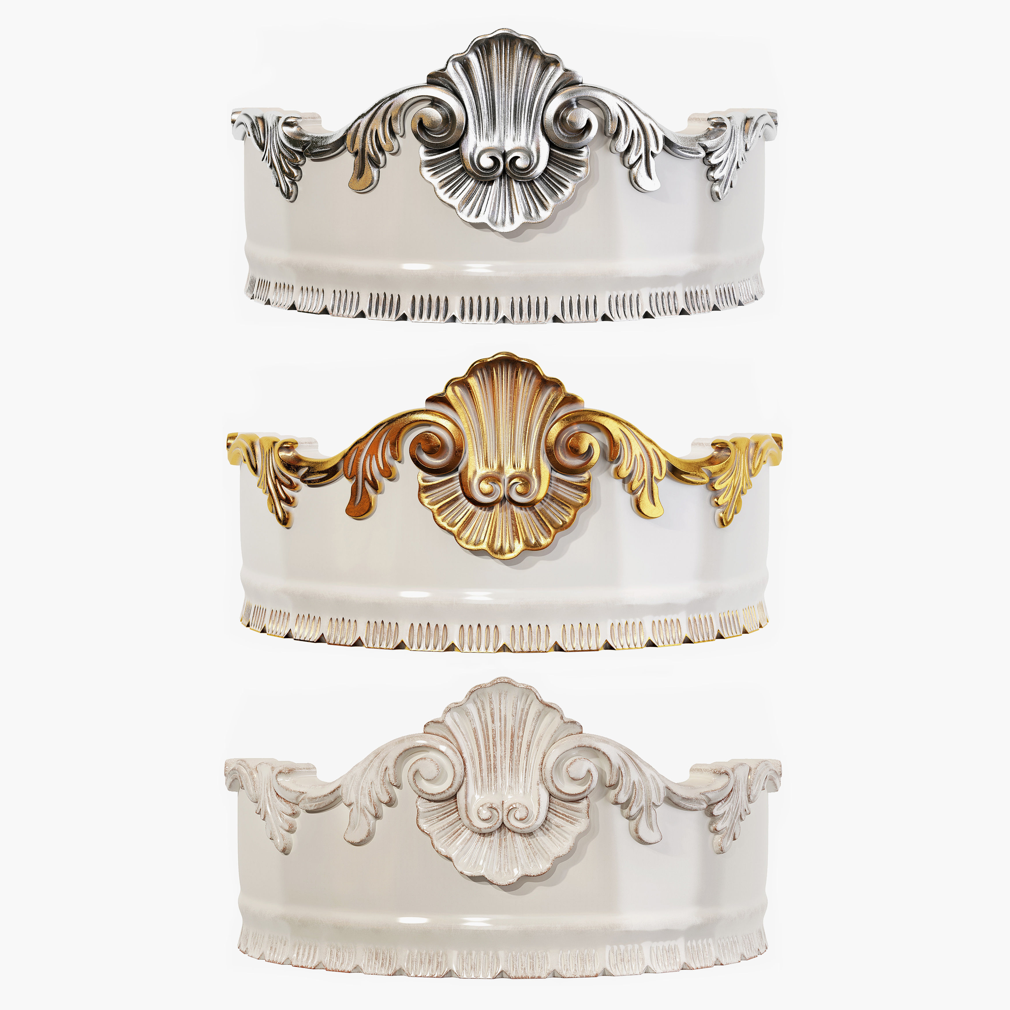 Classic crown 3D model | CGTrader