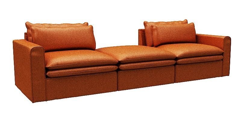 3D model Sofa middle without backrest VR / AR / low-poly | CGTrader