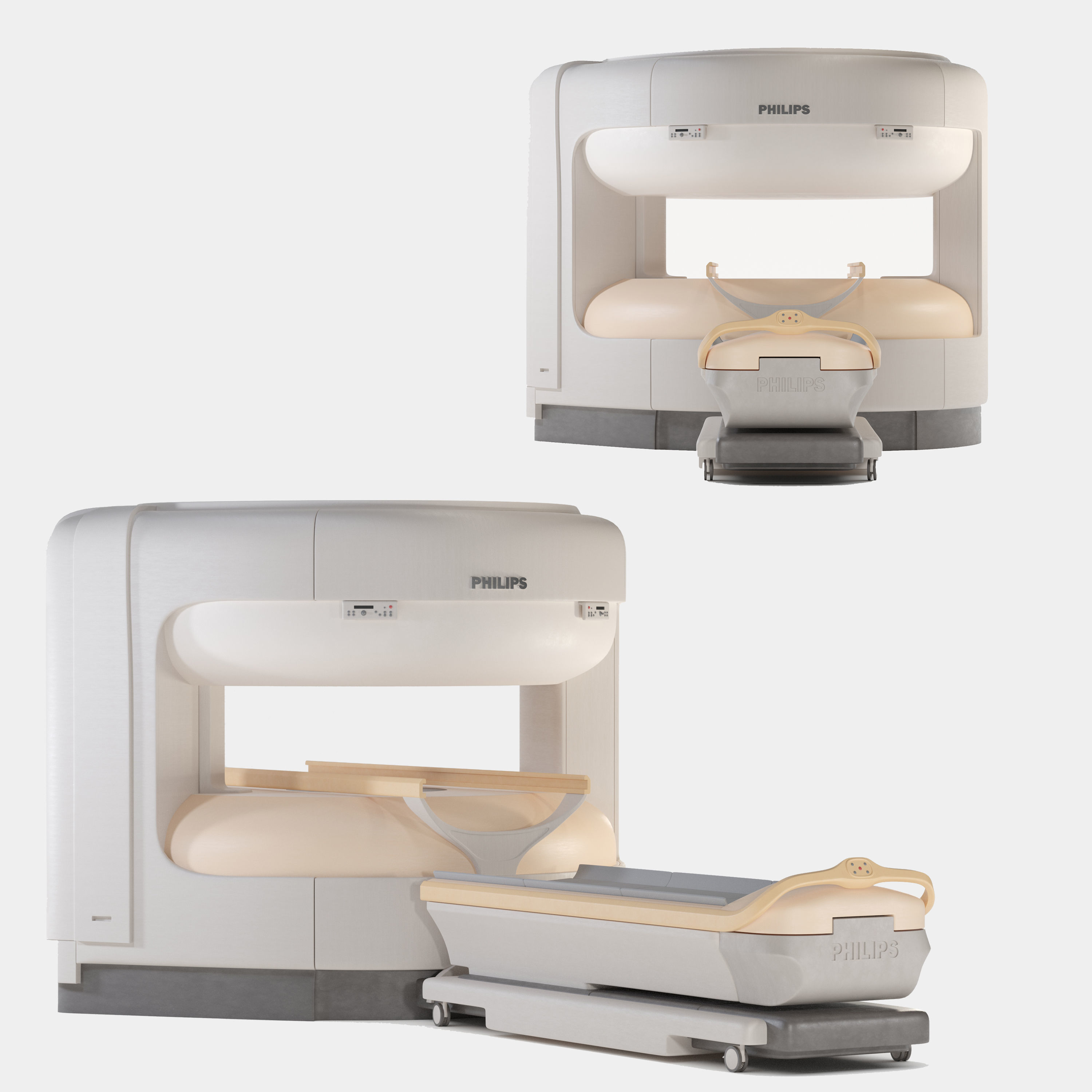 3D model Philips Panorama HFO Open MRI Scanner VR / AR / low-poly ...