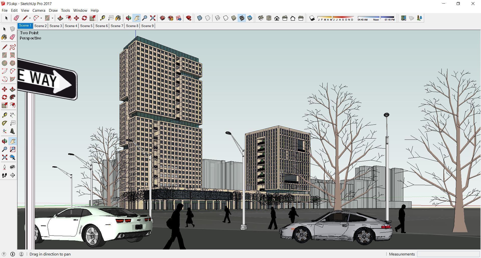 Sketchup Office building P3 3D model | CGTrader