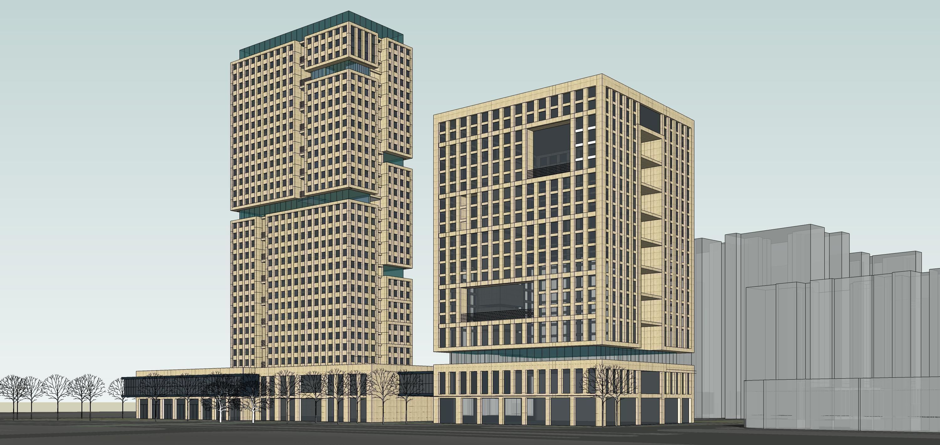 Sketchup Office building P3 3D model | CGTrader