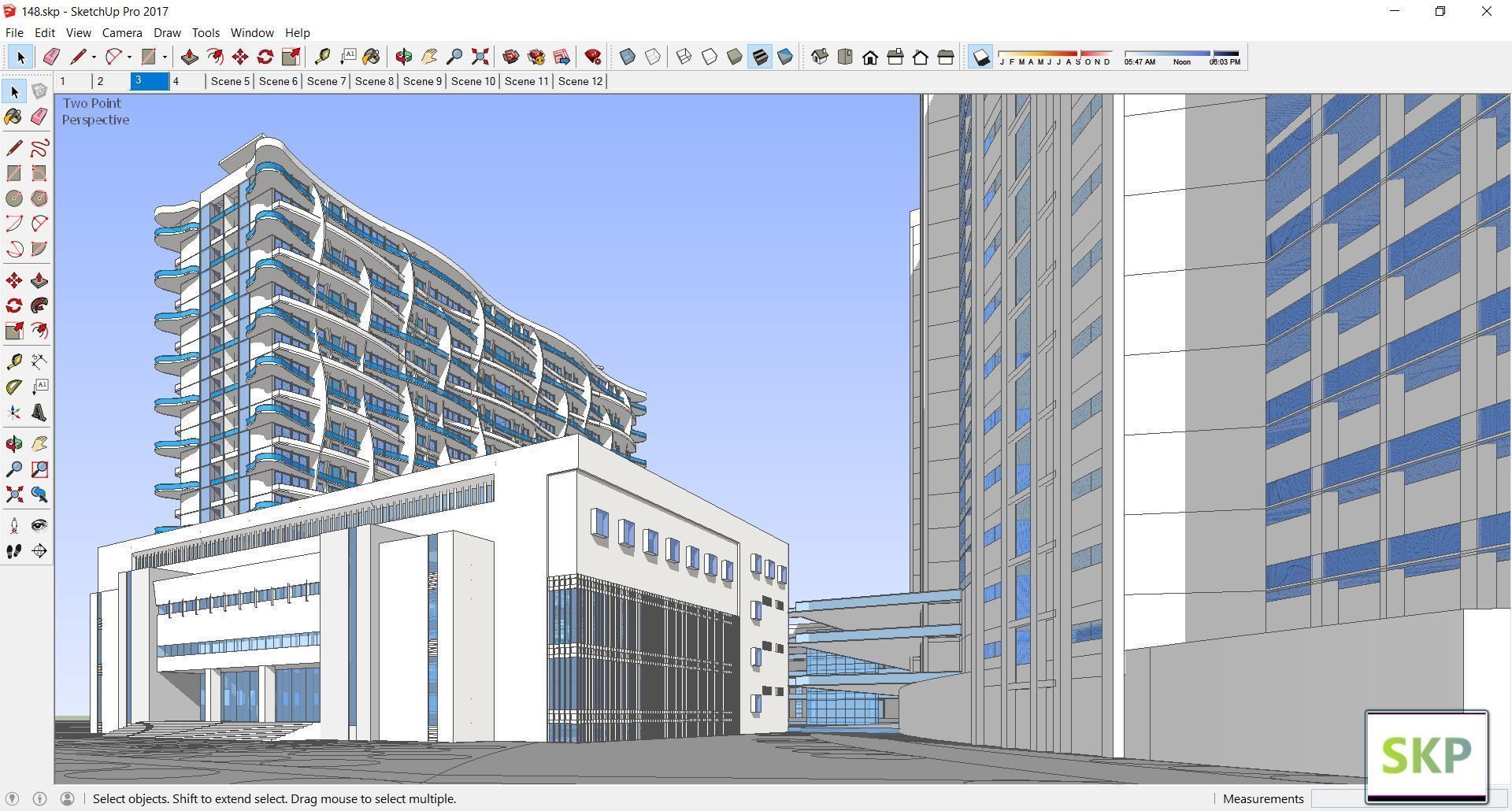 Sketchup Office building 148 3D model | CGTrader