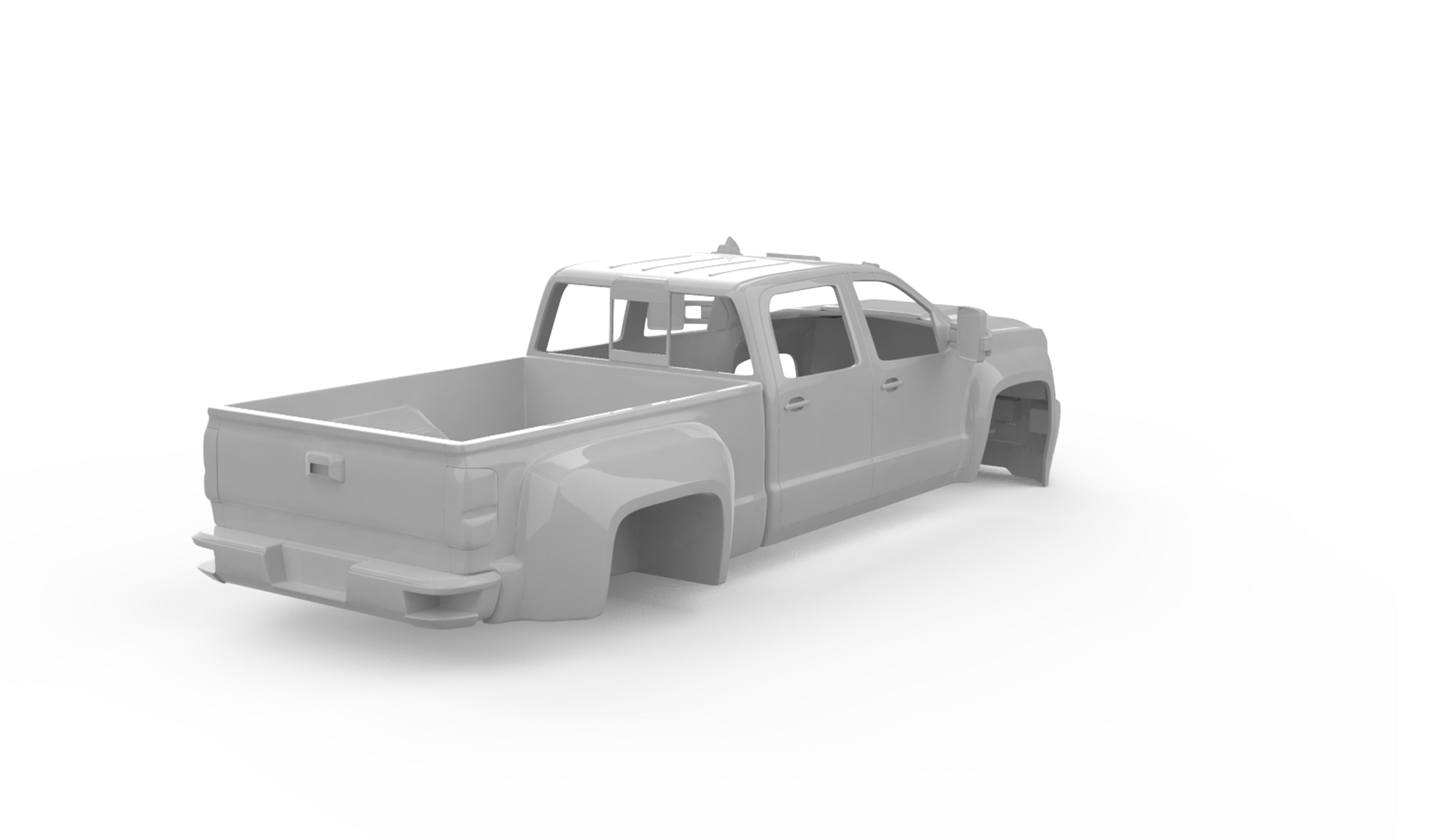 2018 Chevy Silverado 3500 3D model 3D printable | CGTrader