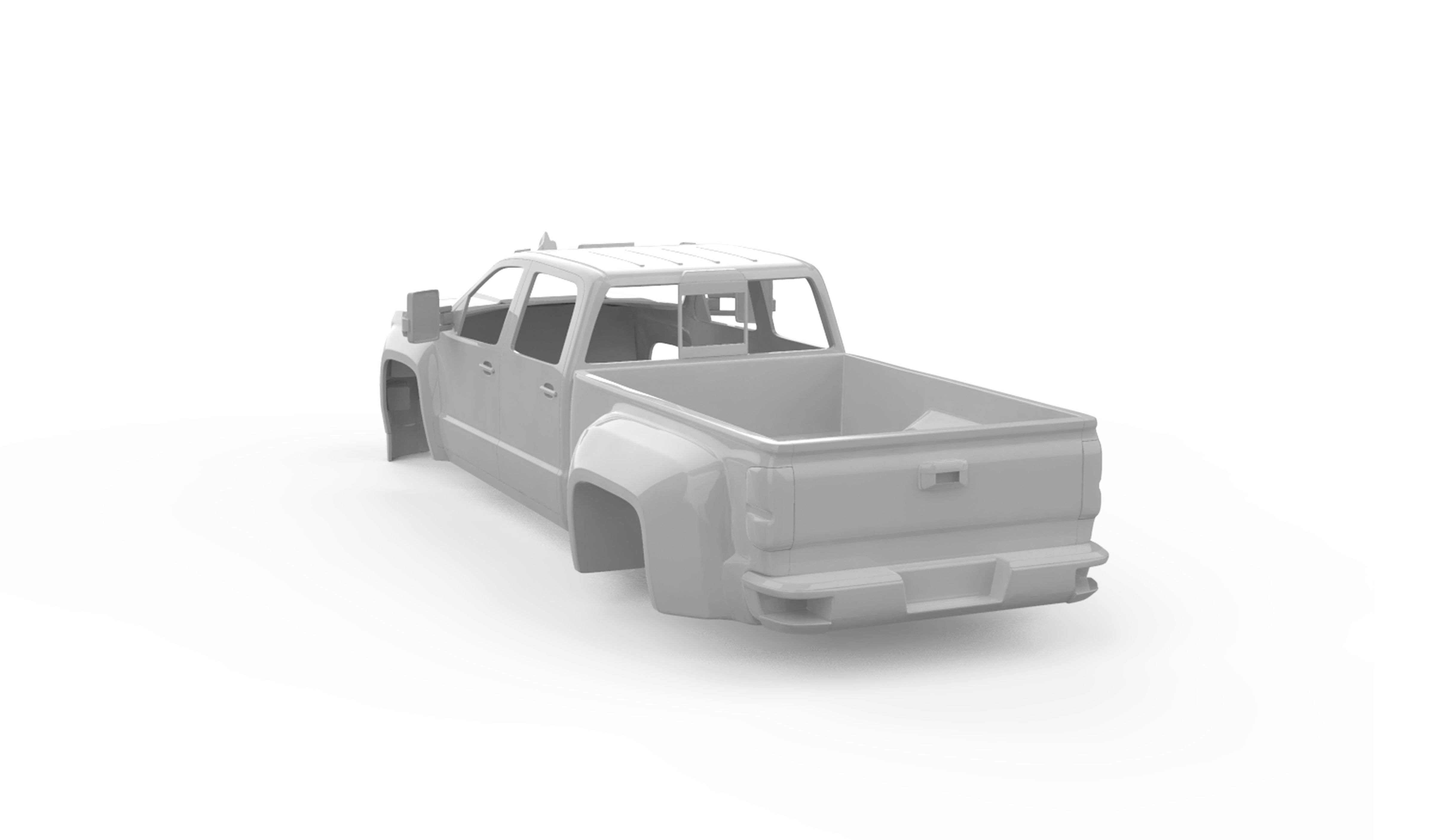 2018 Chevy Silverado 3500 3D model 3D printable | CGTrader