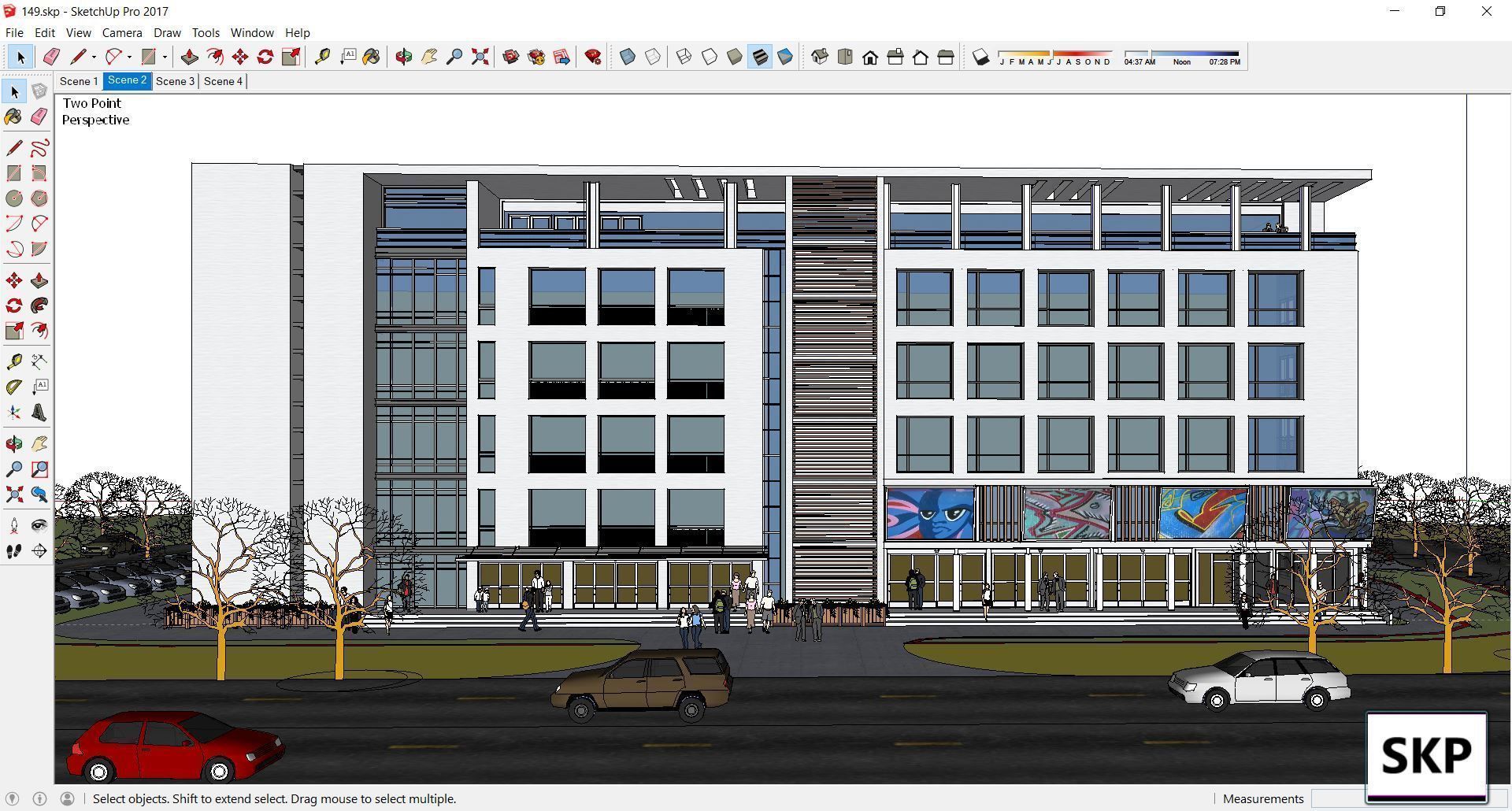 Sketchup Office building 149 3D model | CGTrader