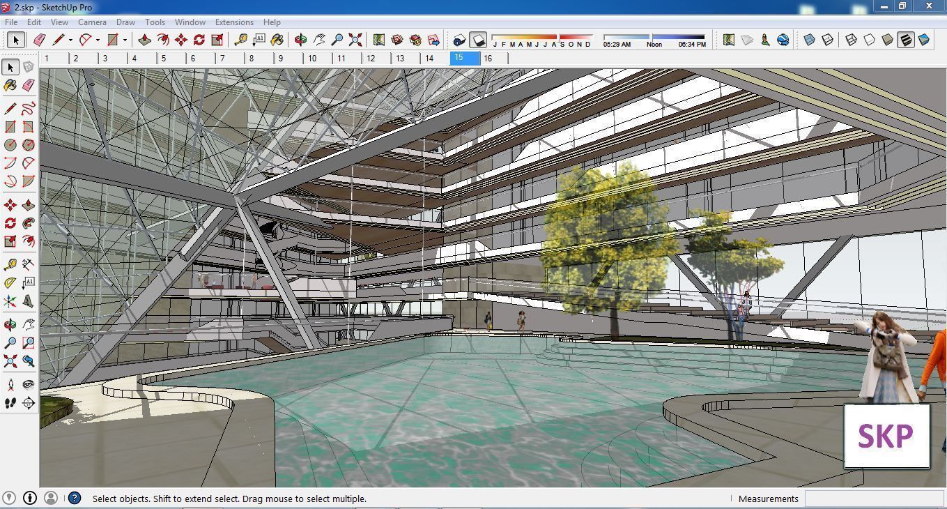 Sketchup Office building 200 3D model | CGTrader
