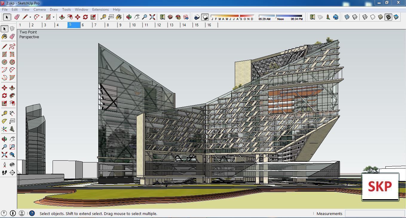 Sketchup Office building 200 3D model | CGTrader