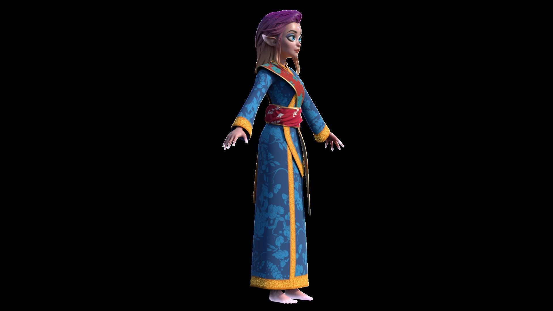 Night Elf 3D model | CGTrader