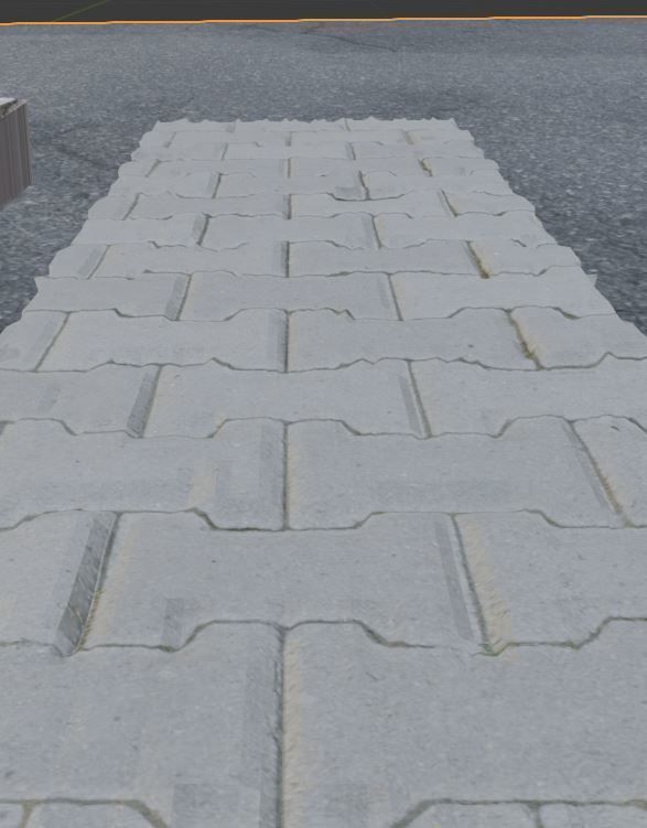 3D model Realistic Road and Sidewalk VR / AR / low-poly | CGTrader