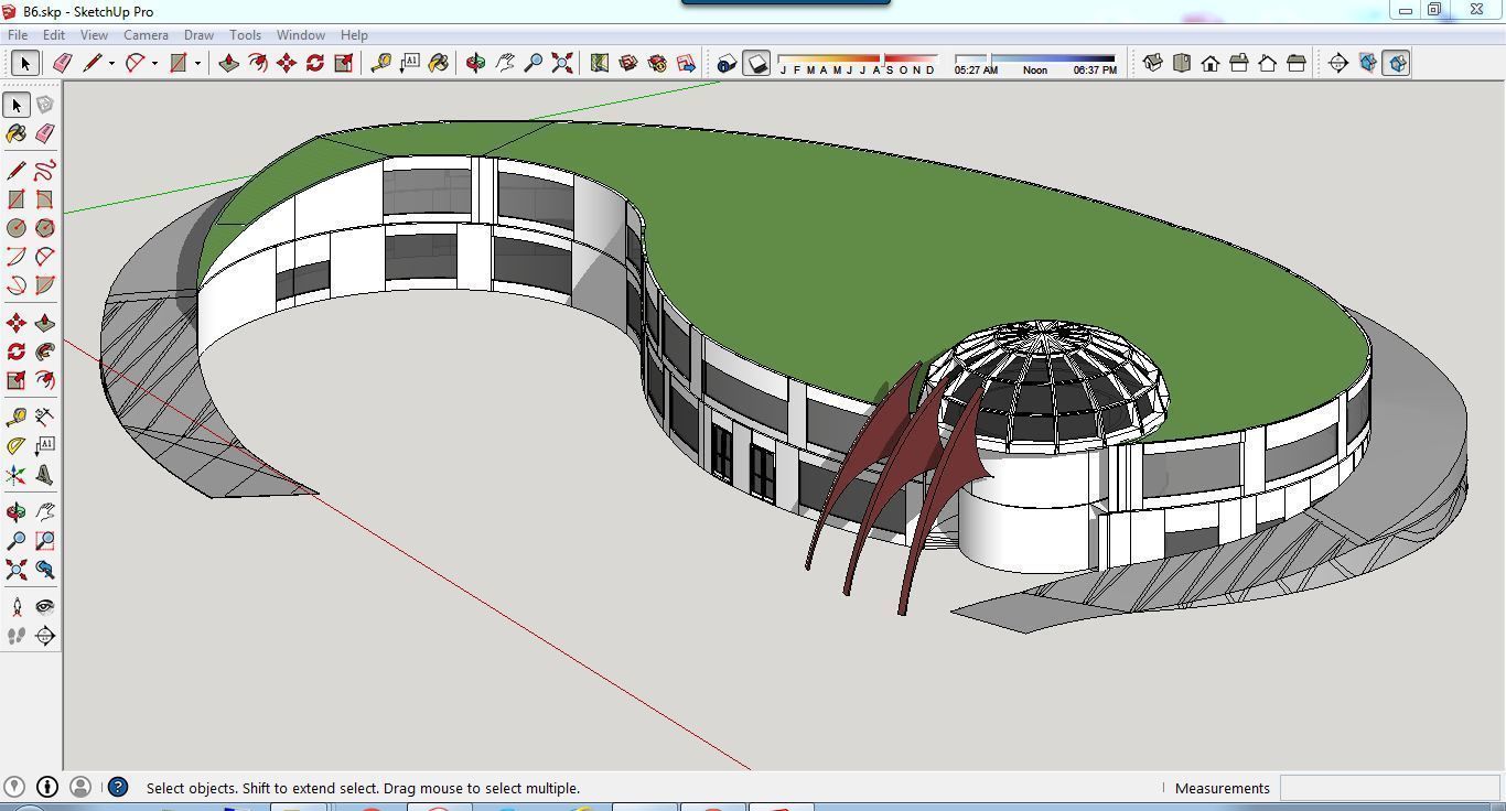Sketchup Office building B6 3D model | CGTrader