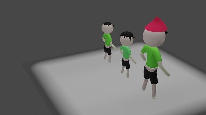 Character modal free 3D model | CGTrader