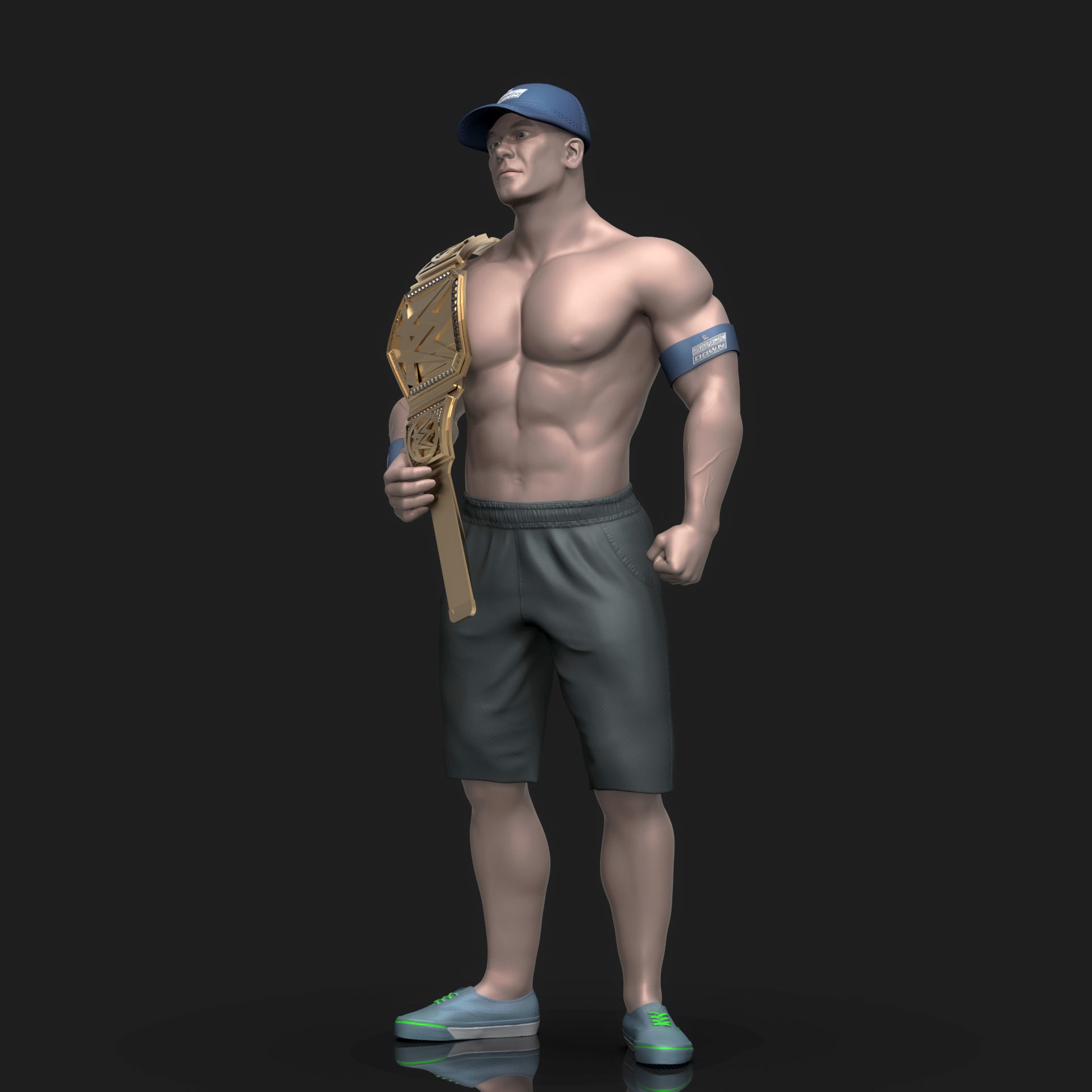 John Cena 3D Printable 3D model 3D printable | CGTrader