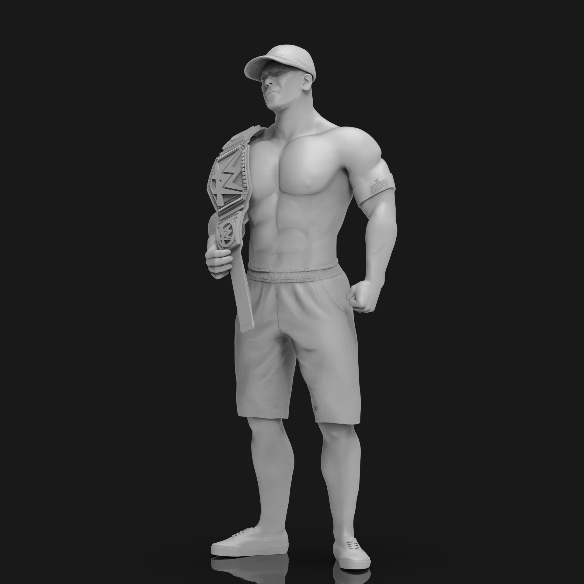 John Cena 3D Printable 3D model 3D printable | CGTrader