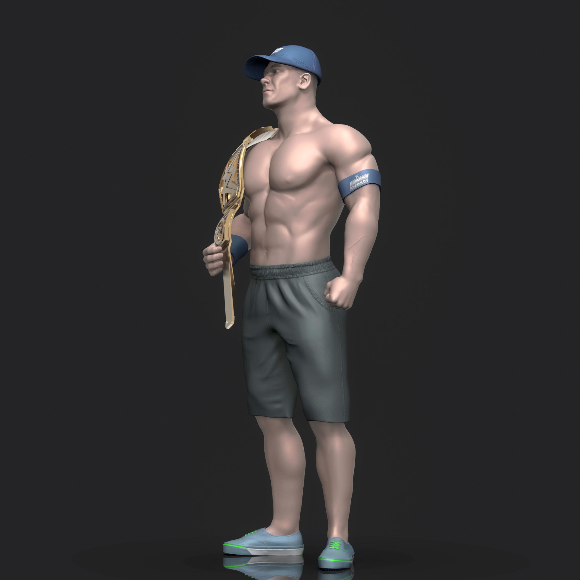 John Cena 3D Printable 3D model 3D printable | CGTrader