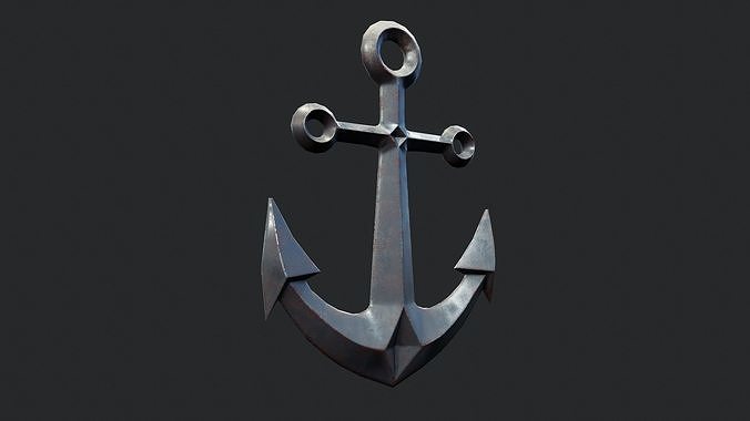 3D model Anchor - Tutorial Included VR / AR / low-poly | CGTrader