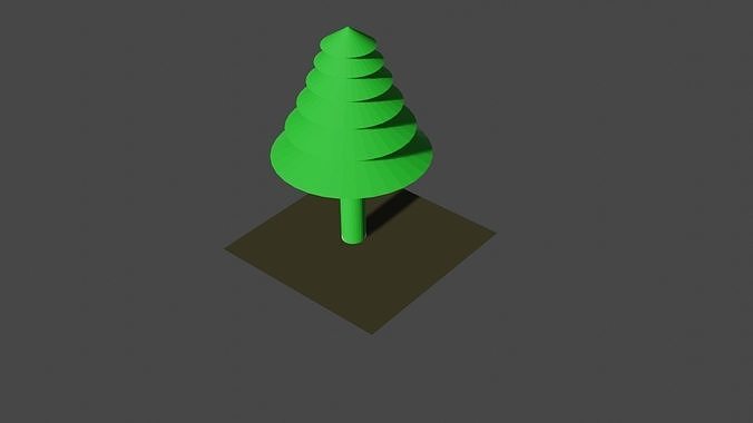 Simple Tree free 3D model | CGTrader