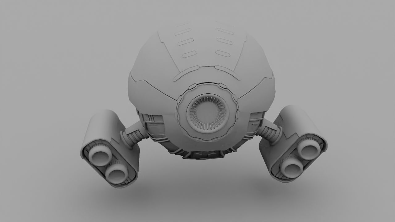 DRONE BOT 3D model | CGTrader