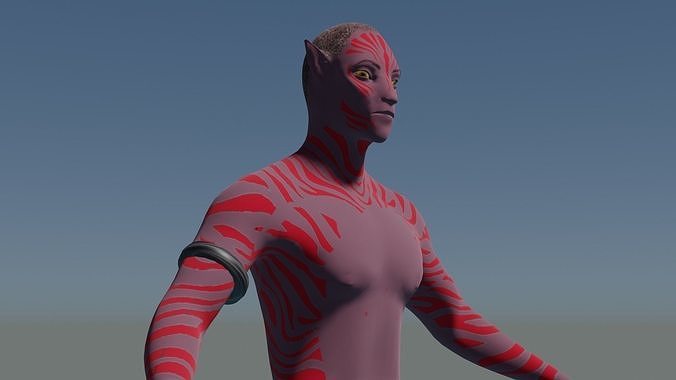 Rigged Alien men 3D model rigged | CGTrader