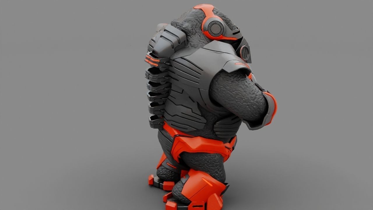 ALIEN TROOPER rigged - animated character 3D model animated rigged ...