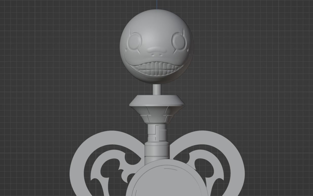 Nier Fanart Staff of 2B Mahou Shojou Magical Girl 3d print model 3D ...