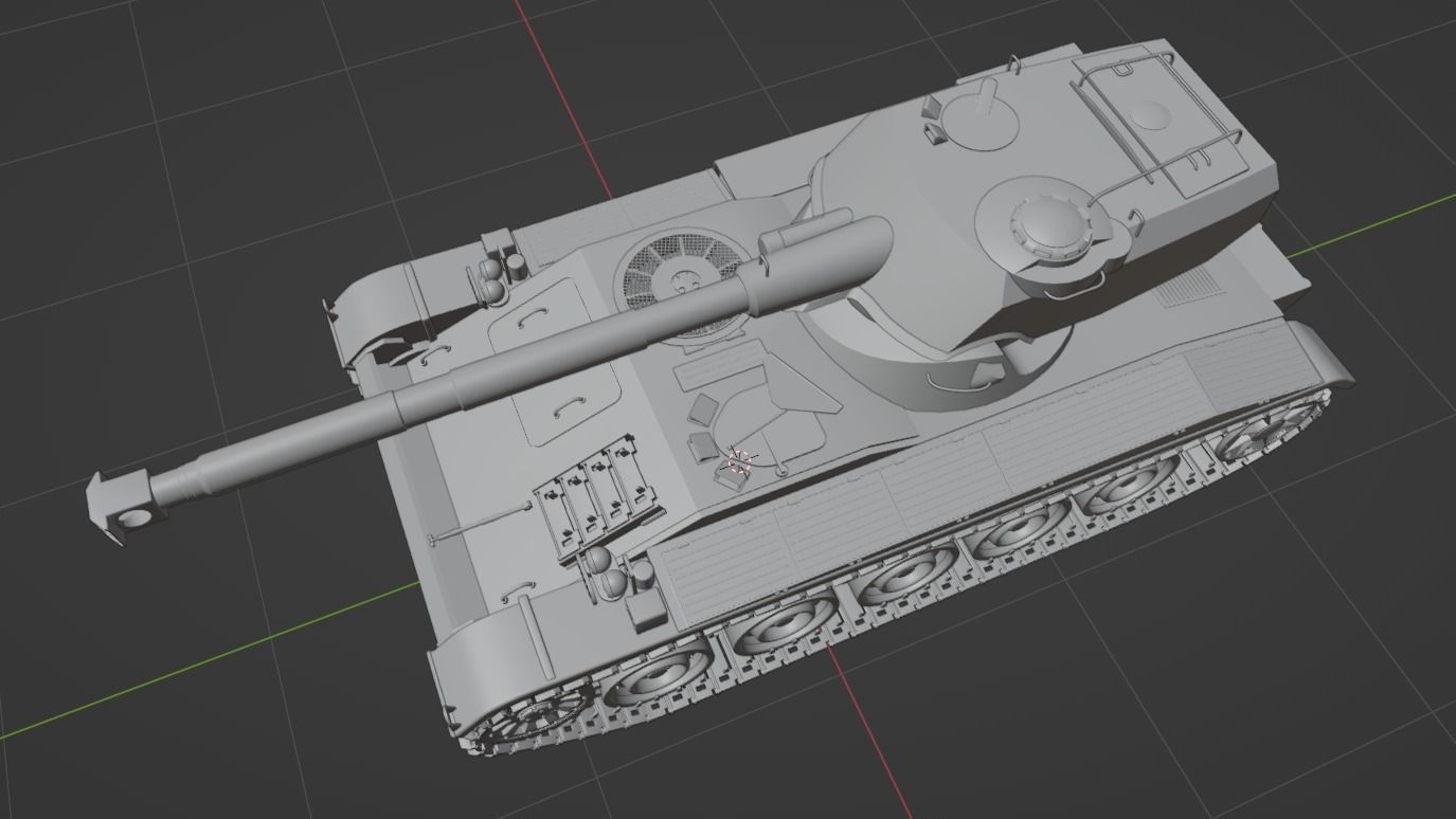 AMX-13 3D Model tank 3D model | CGTrader