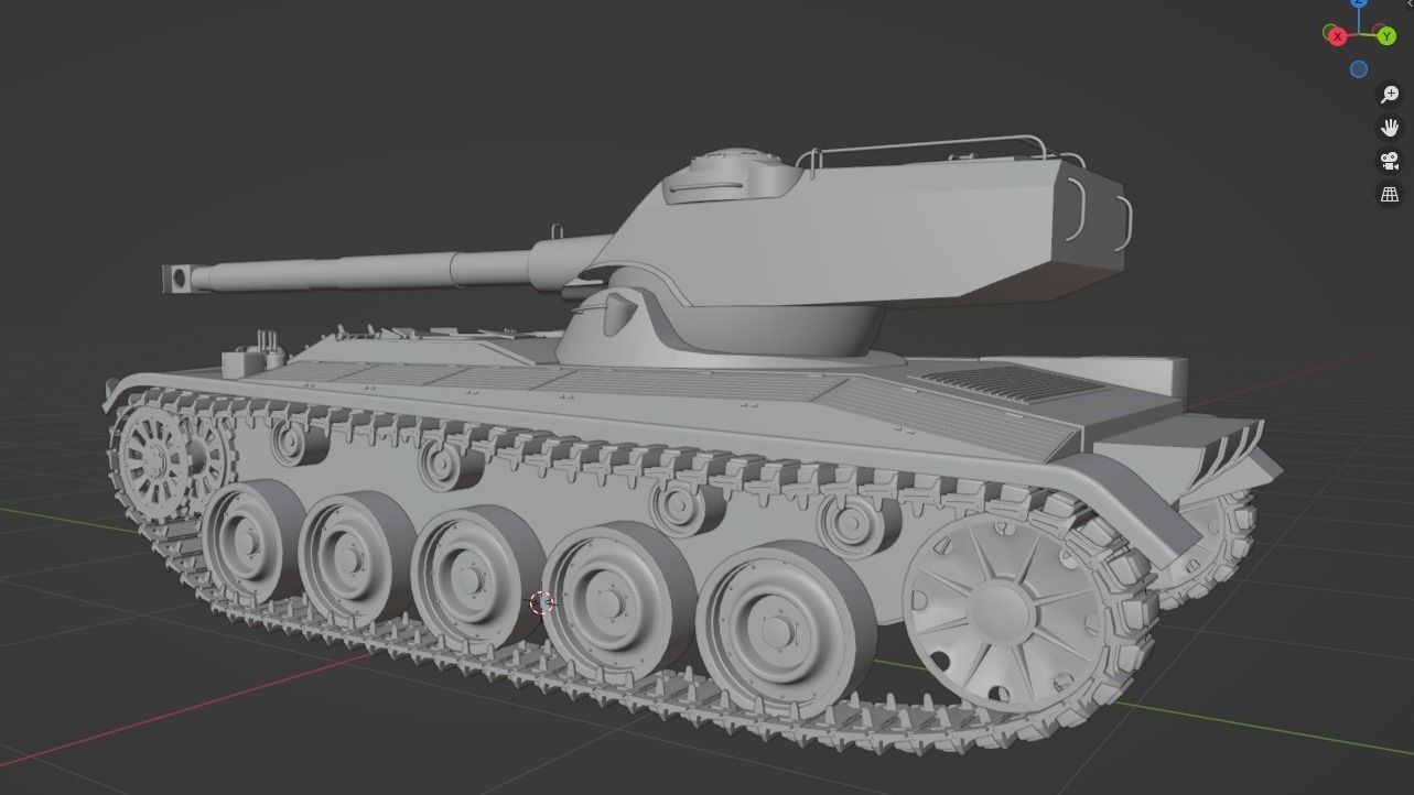 AMX-13 3D Model tank 3D model | CGTrader