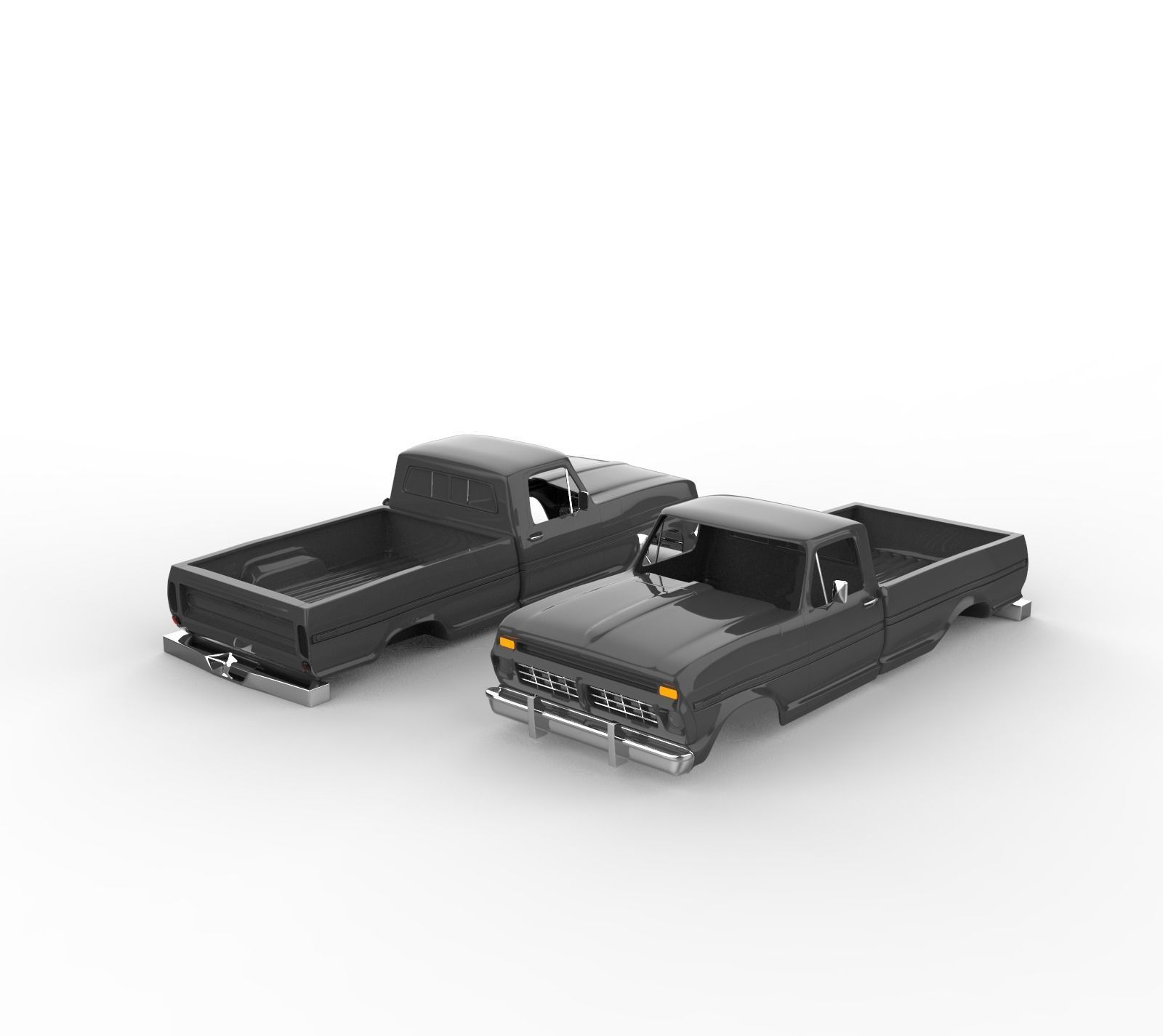 Rc body shell of 22 deffrent cars and trucks 3D model 3D printable ...