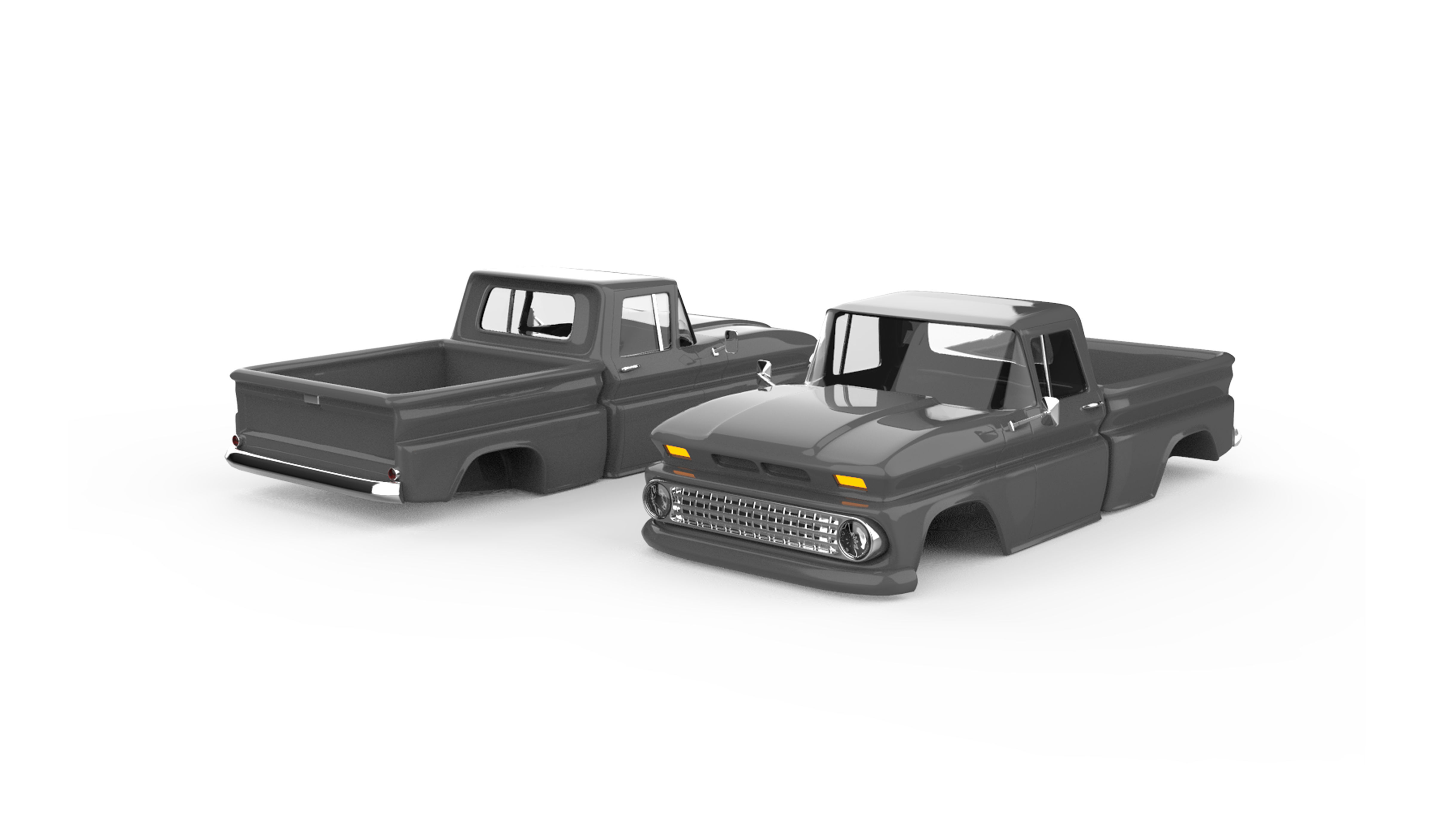 Rc body shell of 22 deffrent cars and trucks 3D model 3D printable ...