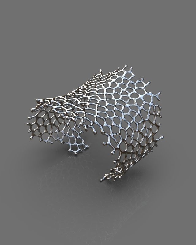 Cuff bracelet 3D model 3D printable | CGTrader