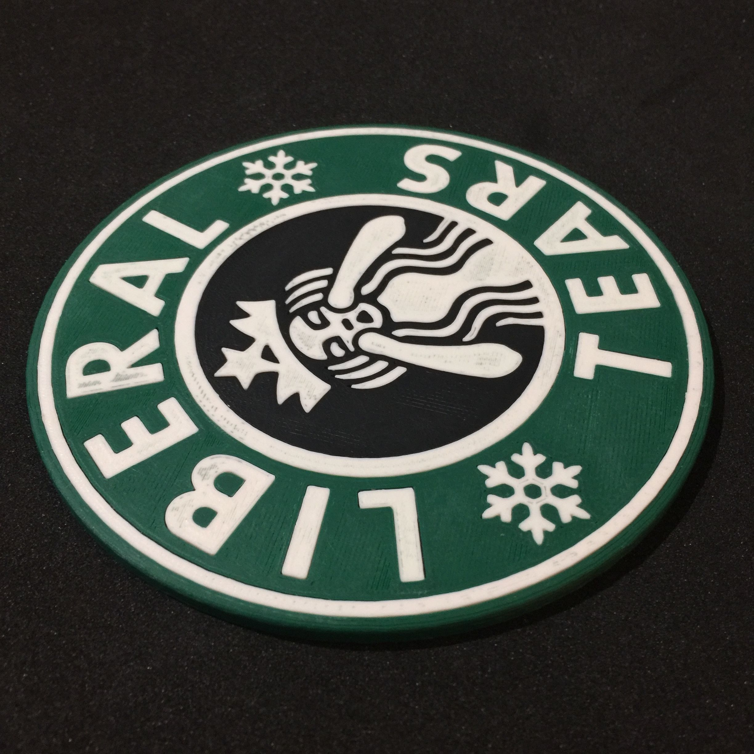 Liberal Tears Coaster 3D model 3D printable | CGTrader