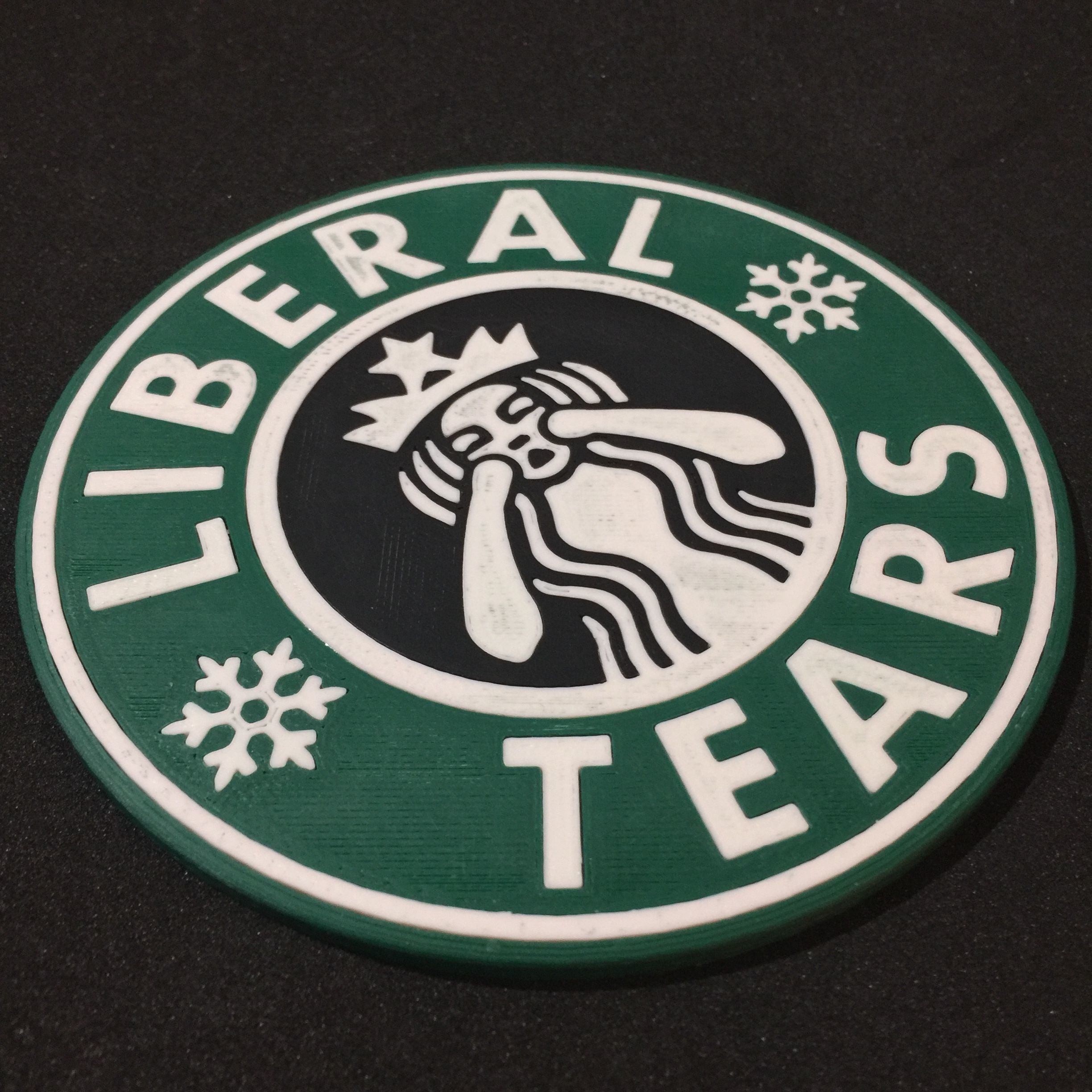 Liberal Tears Coaster 3D model 3D printable | CGTrader