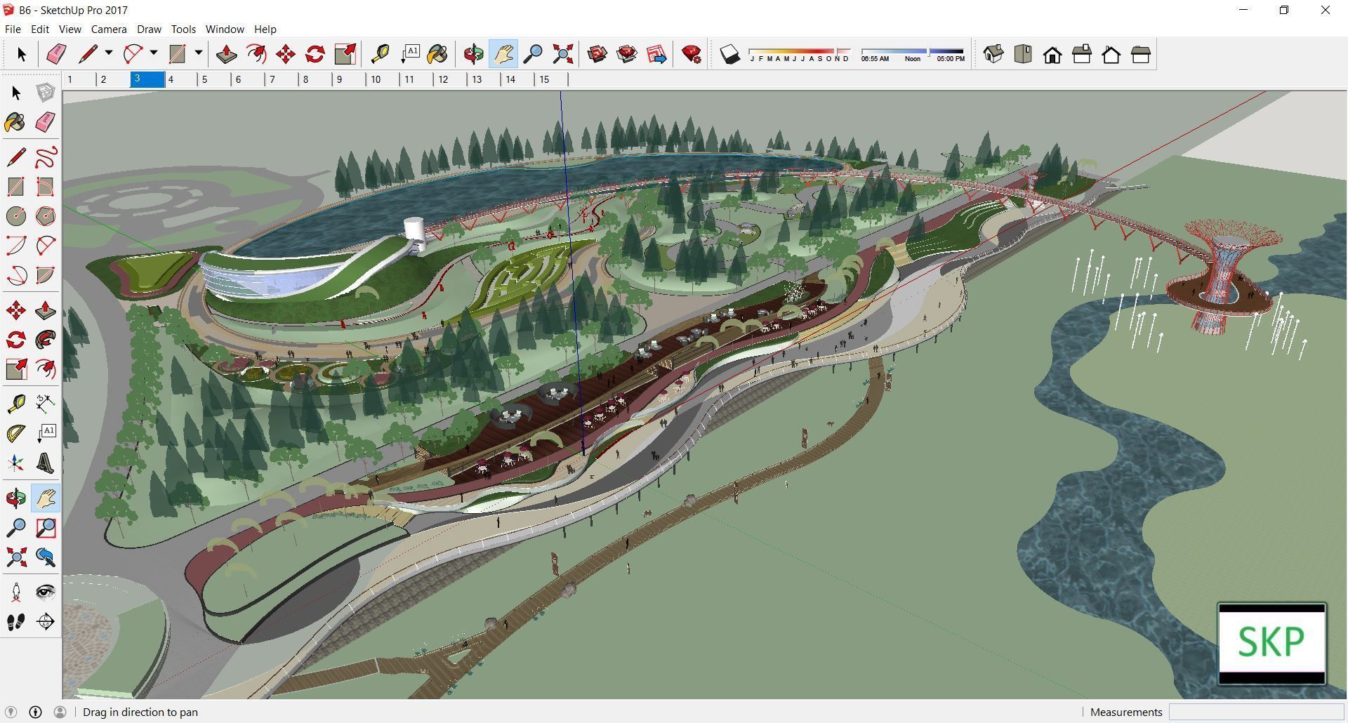 Sketchup Recreational Tourism building B6 3D model | CGTrader