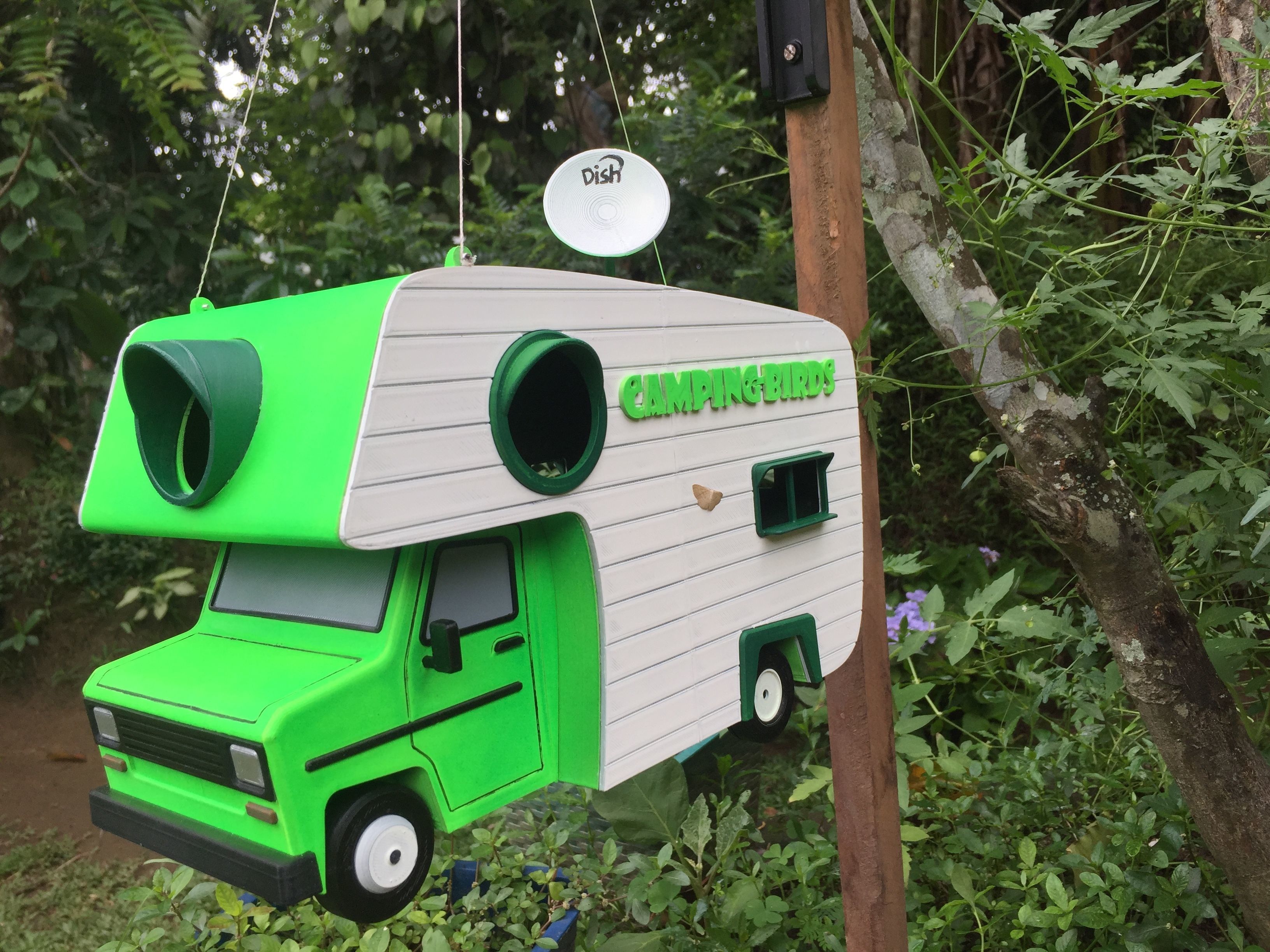 BIRD HOUSE CAMPER VAN MODEL 3D model 3D printable | CGTrader