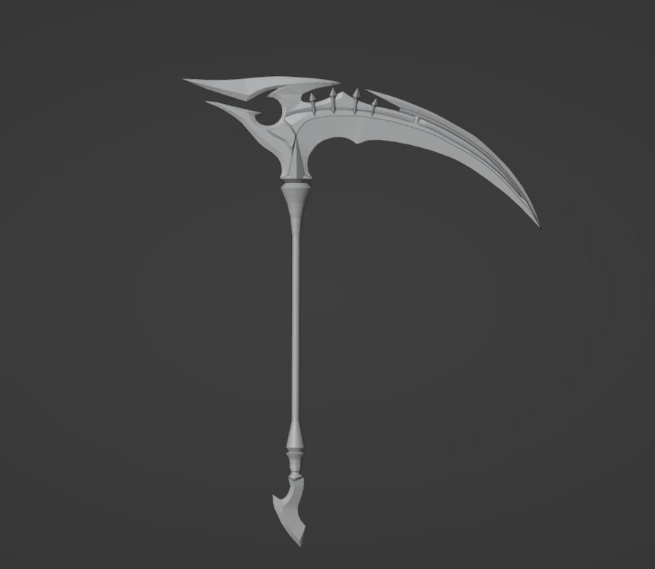Scythe 3D model | CGTrader