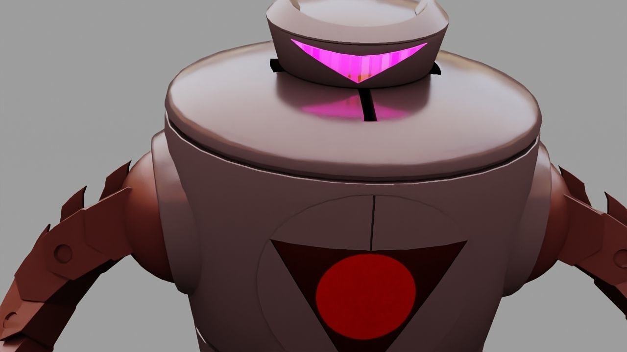 PIXAR VILLAIN ROBOT rigged - animated character 3D model animated ...