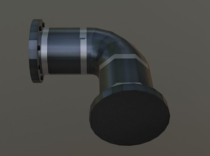 Pipe corner 3D model | CGTrader