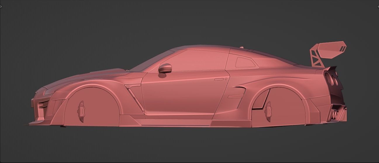 Nissan GTR R35 2017 Robot Craftsman 3D model | CGTrader