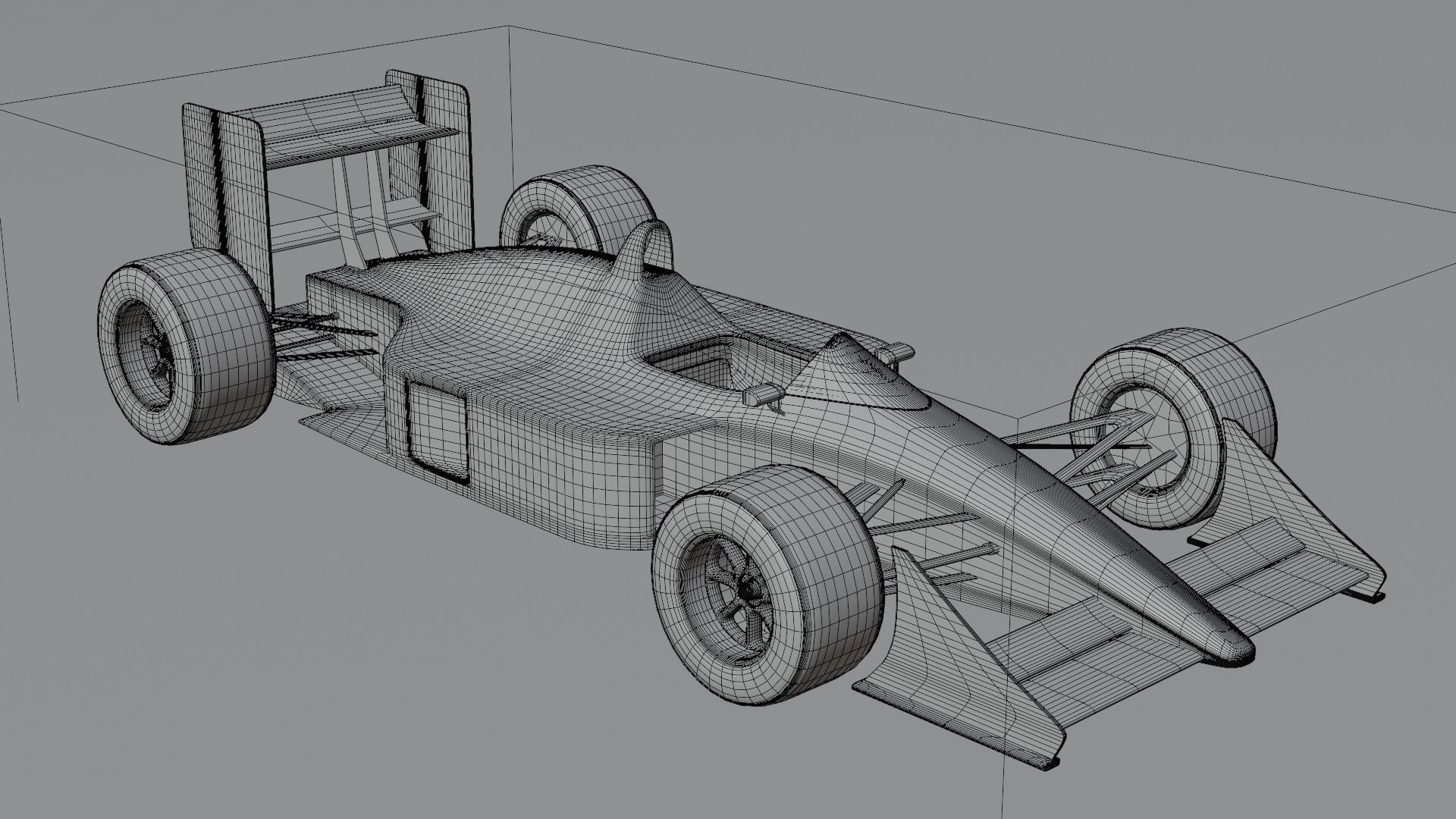 Classic F1 Car 3D model | CGTrader