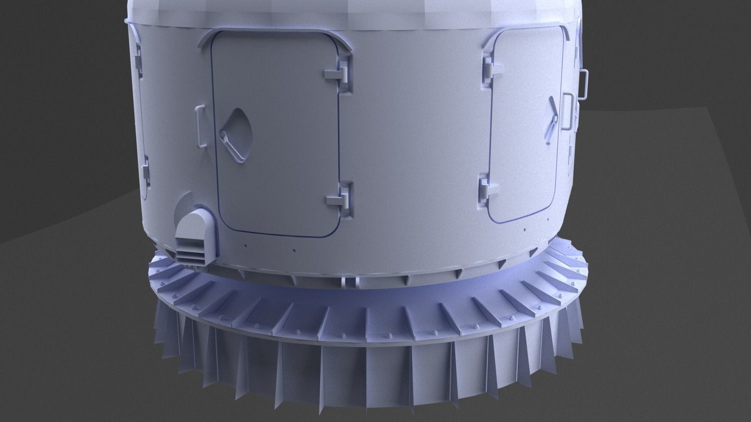 AK-176 naval gun turret 3D model | CGTrader