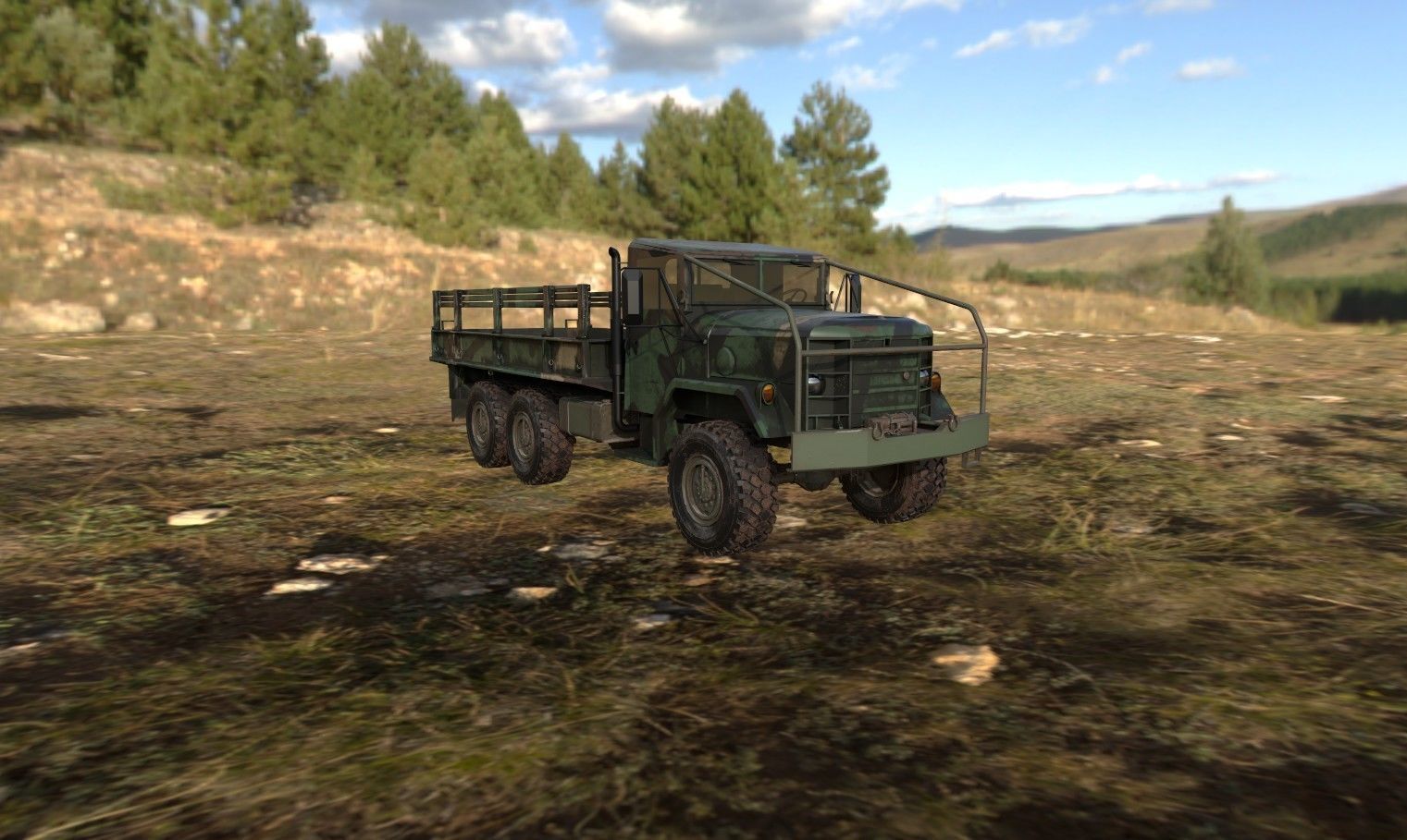 3D model M925 5-ton Military Truck VR / AR / low-poly | CGTrader